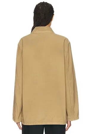 THE ROW Baeza Jacket - Sandy Buff