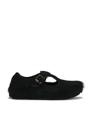 BIRKENSTOCK X Song For The Mute "the Rebel Mule" Fur Mules - Black