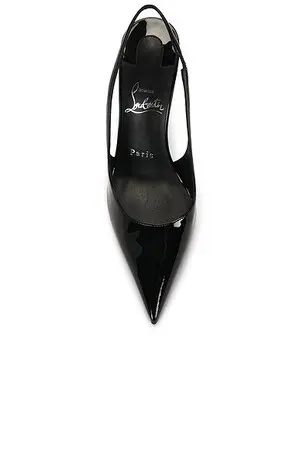 CHRISTIAN LOUBOUTIN Miss Z Sling Back 100 Pump - Black