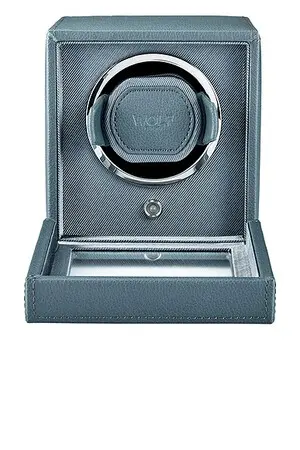 Wolf Cub Single Watch Winder With Cover - Future Grey