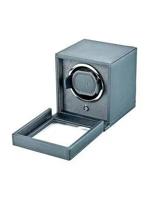 Wolf Cub Single Watch Winder With Cover - Future Grey