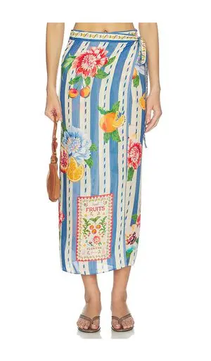 Agua Bendita Zinna Basket Sarong