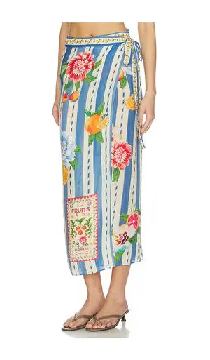 Agua Bendita Zinna Basket Sarong