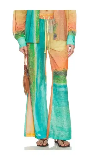 DONDE ESTEBAN Formentera Cotton Voile Pants