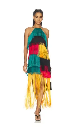 SIMONMILLER Drea Fringe Dress