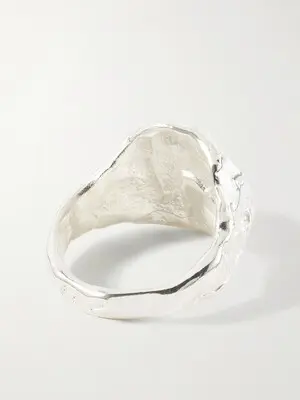 SIMUERO Sterling And Garnet Ring