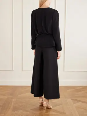 Chloé Gathered Faille Blouse