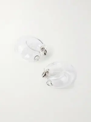 Alaïa Glass Hoop Earrings
