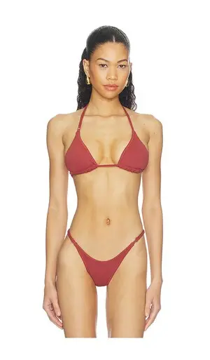 GEEL Triangle Bikini Top - Copper