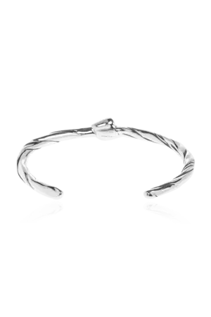 Bottega Veneta Twisted Knot Cuff Bracelet