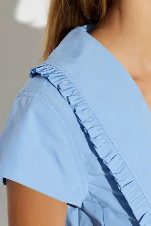 GANNI Peplum Top