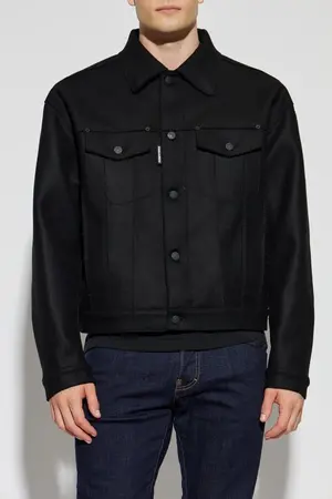 Dsquared2 Wool Jacket With `vintage` Effect