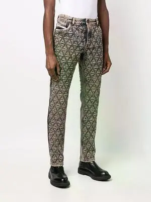 DIESEL® Diamond Embroidered Slim Fit Jeans