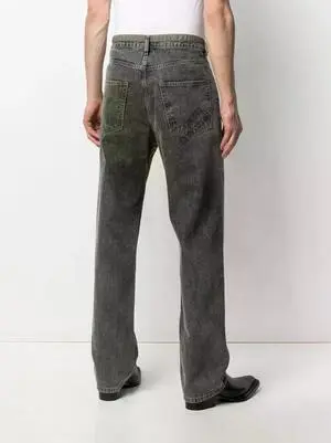 DIESEL® Mid-rise Straight-leg Jeans - Black