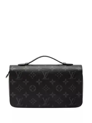 LOUIS VUITTON 2010-2026 Monogram Eclipse Zippy Xl Wallet Long Wallets - Black