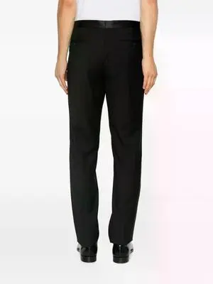 Tagliatore Satin-trim Trousers