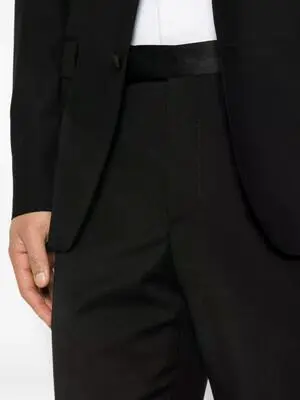 Tagliatore Satin-trim Trousers