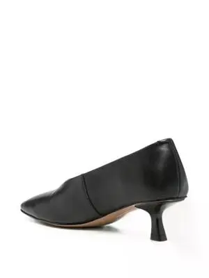 SERGIO MORETTI FIRENZE Square-toe Kitten-heel Pumps
