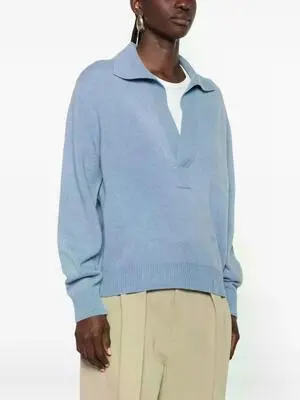 Victoria Beckham Ocean Mist Melange Effect Sweater