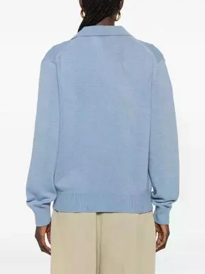 Victoria Beckham Ocean Mist Melange Effect Sweater