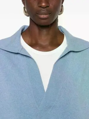 Victoria Beckham Ocean Mist Melange Effect Sweater