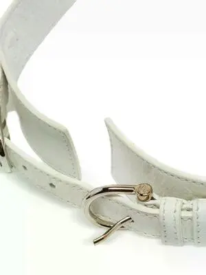 Burberry Double-buckle Leather Belt