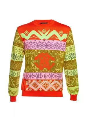Roberto Cavalli Geometric Jacquard Sweater