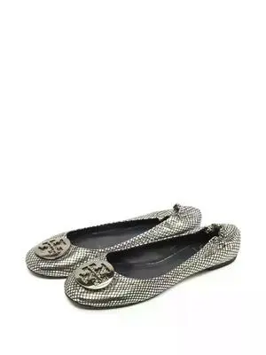 Tory Burch Reva Logo Medallion Ballet Flats
