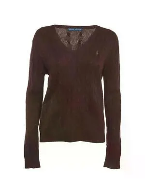 Ralph Lauren Cable Knit V-neck Sweater