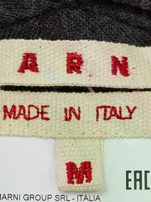 Marni Logo-embroidered Shearling Baseball Cap