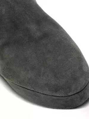 Prada Suede Platform Ankle Boots