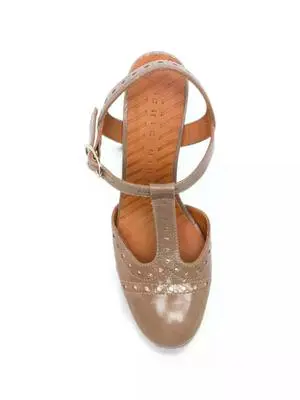 Chie Mihara Brogue Detail T-bar Pumps