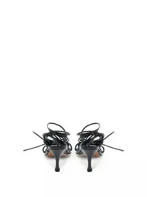 ANDREA WAZEN Gia Ankle-strap Stiletto Sandals