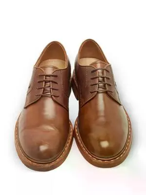 TOD'S Lace-up Leather Oxford Shoes