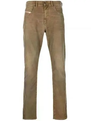 DIESEL® Tapered Bleach-wash Corduroy Jeans