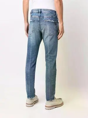 DIESEL® Whiskering Effect Slim-fit Jeans