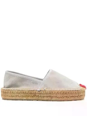Moschino Suede Espadrilles With Heart Detail