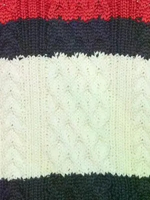 Gucci Striped Cable-knit Sweater