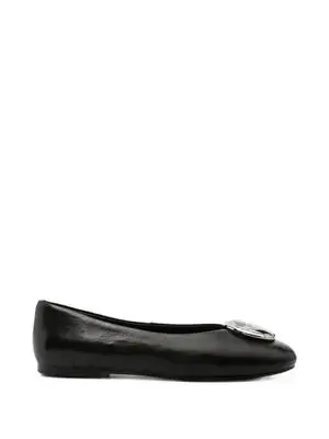ADRIANNA FERETTI Logo-plaque Ballet Flats