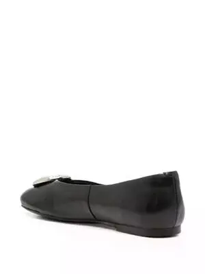 ADRIANNA FERETTI Logo-plaque Ballet Flats
