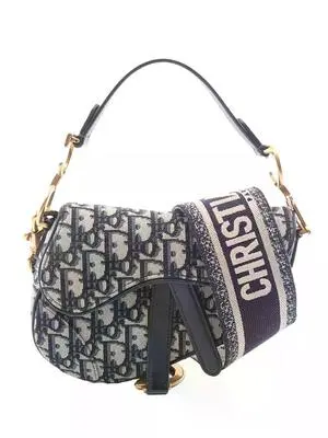 Dior Mini Saddle Bag Satchel - Blue
