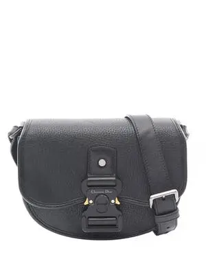 Dior Gallop Mini Leather Crossbody Bag - Black