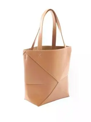 Loewe Leather Tote Bag - Brown