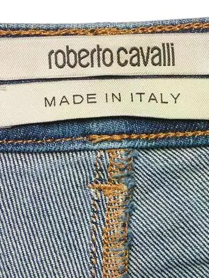 Roberto Cavalli Studded Slim-fit Jeans