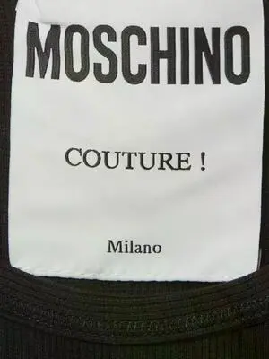 Moschino Ribbed Knit Tank Top