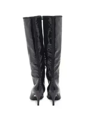 Prada Pointed Toe Stiletto Heel Boots