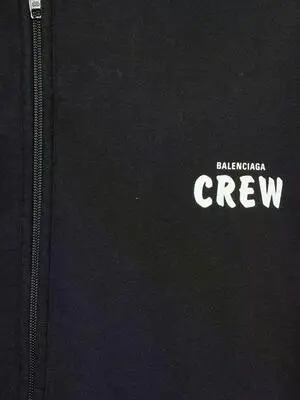 Balenciaga Logo-print Cotton Hoodie