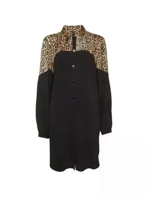 Just Cavalli Animal-print Paneled Dress