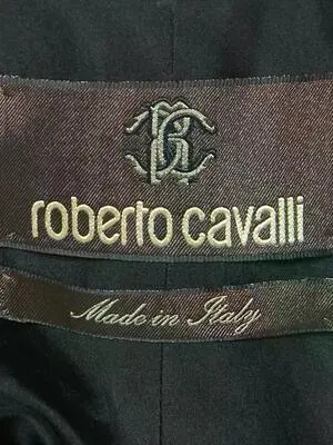 Roberto Cavalli Embellished Leather Biker Jacket