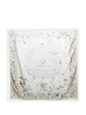Loro Piana Laboratorio Delle Meraviglie Foulard - Neutrals